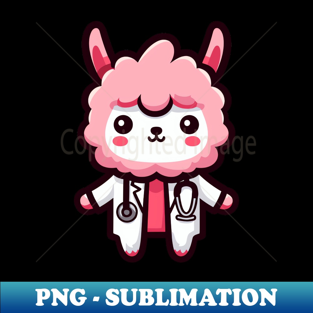 Kawaii trauma llama - PNG Transparent Sublimation Design - F - Inspire ...