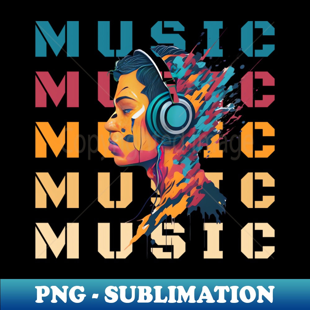 Music - PNG Transparent Digital Download File for Sublimatio - Inspire ...