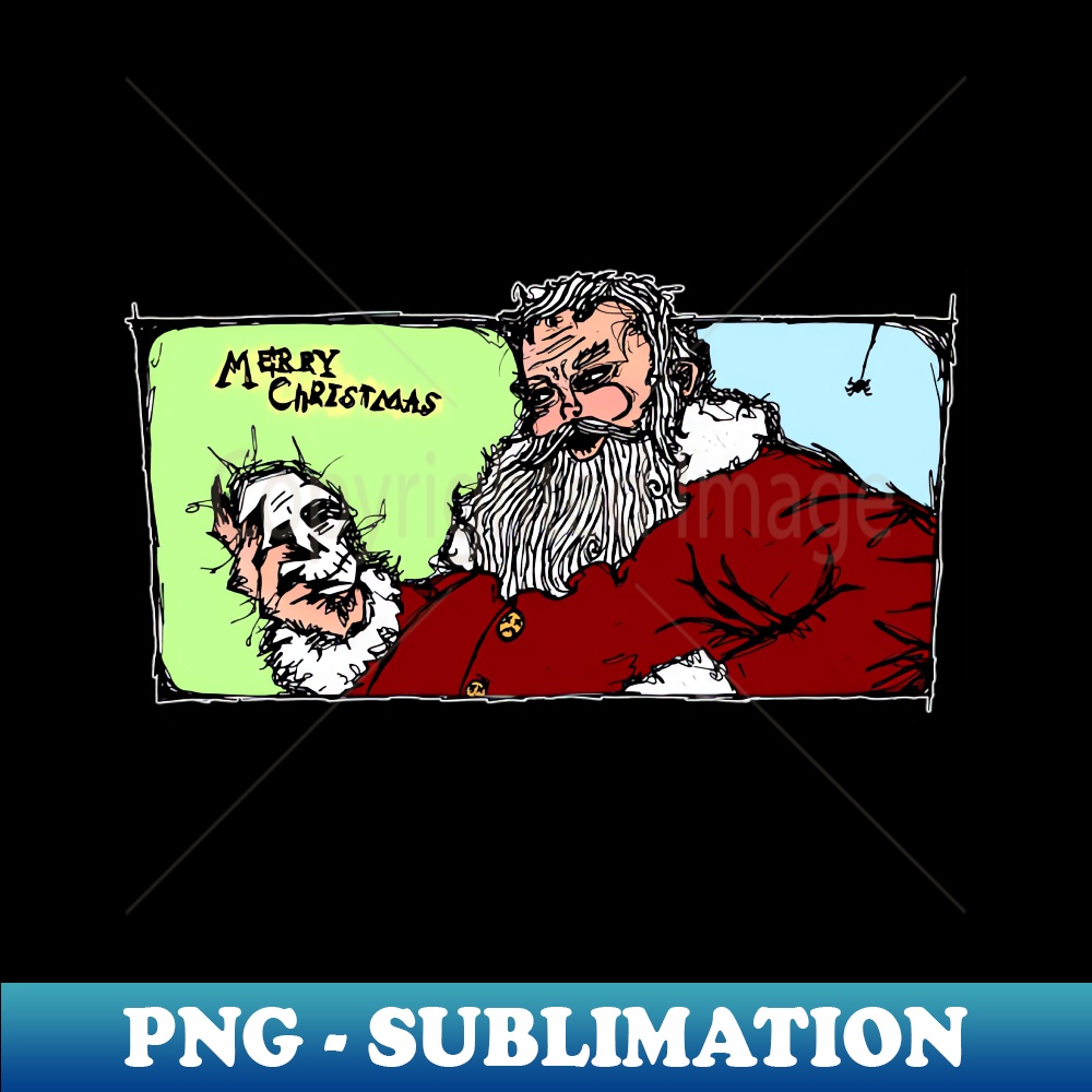Dark and Gritty Gothic Scary Santa Claus - Decorative Sublim - Inspire ...