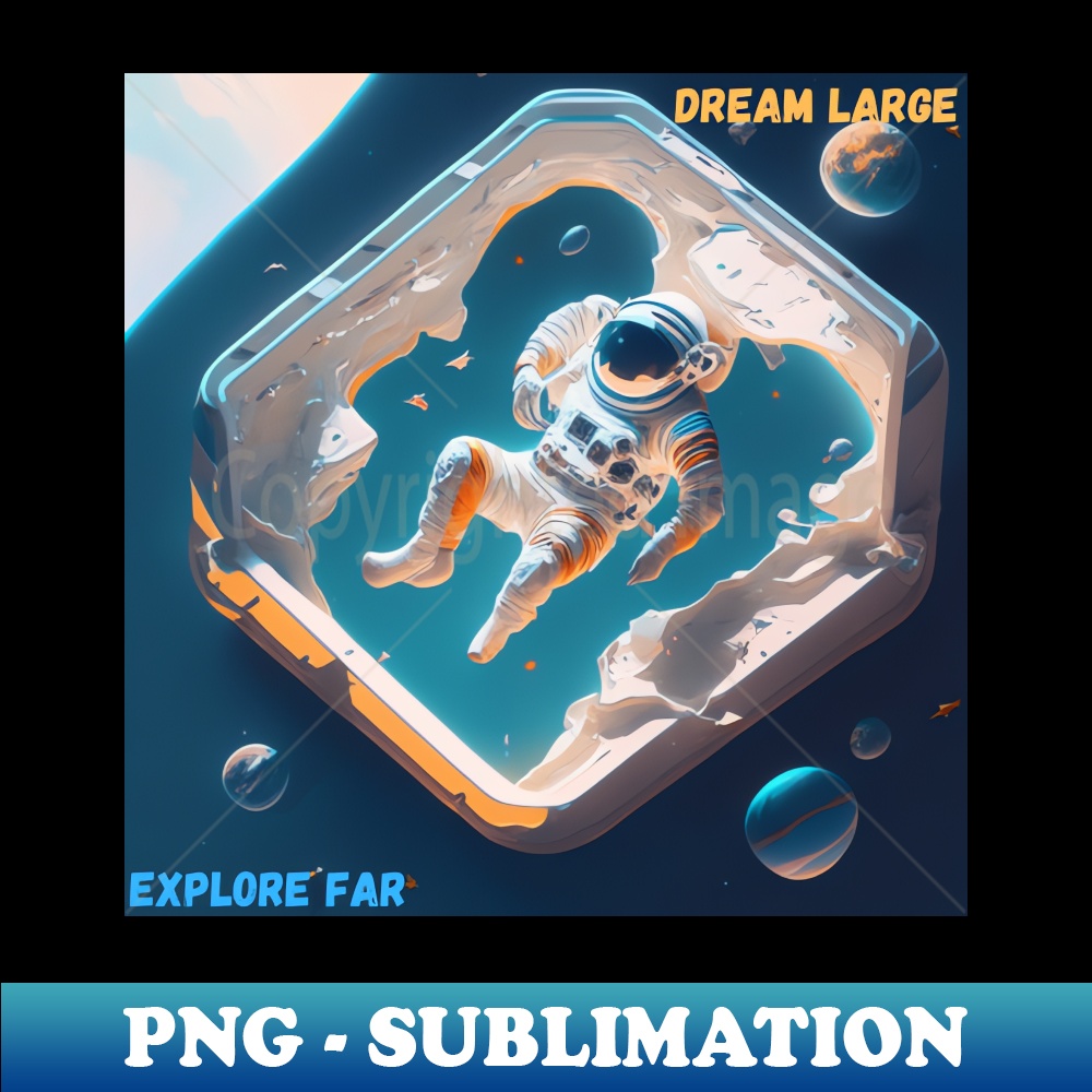 Dream Large - Signature Sublimation PNG File - Bring Your De | Inspire Uplift