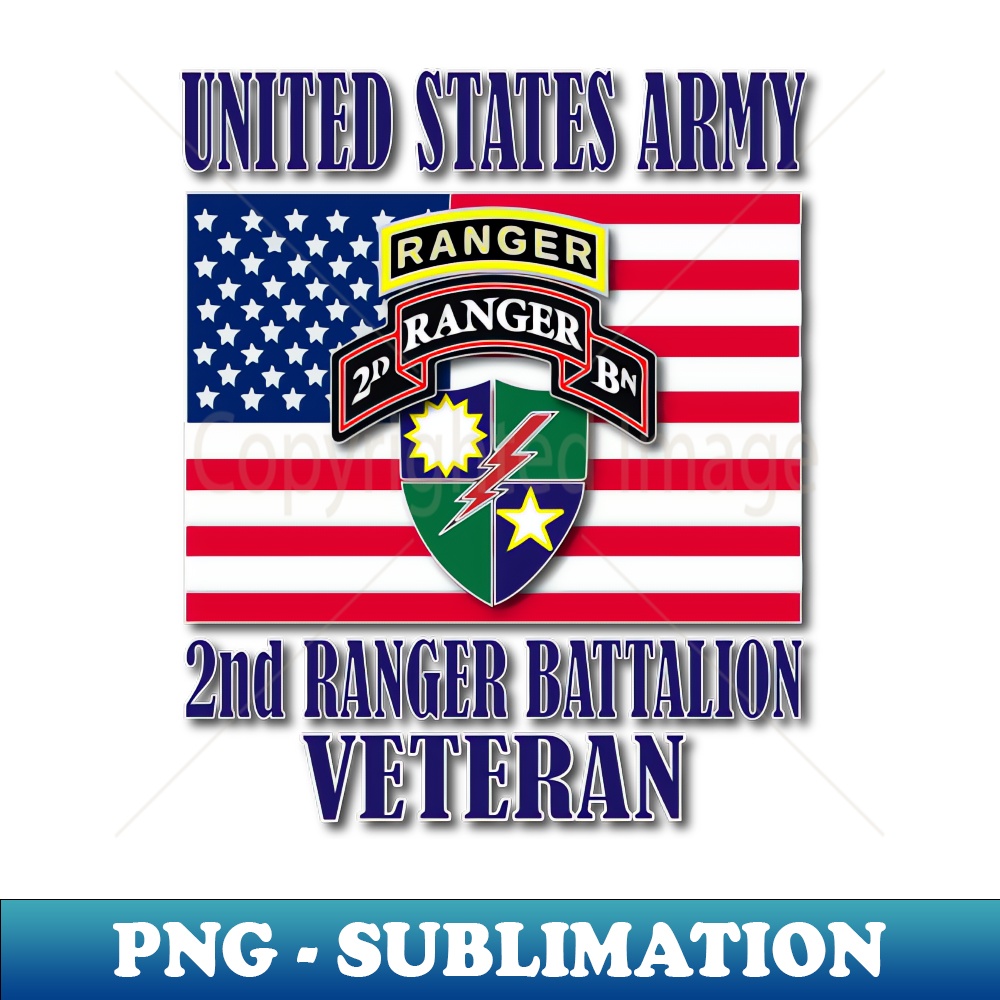 2nd Ranger Battalion- Veteran - PNG Transparent Sublimation | Inspire ...