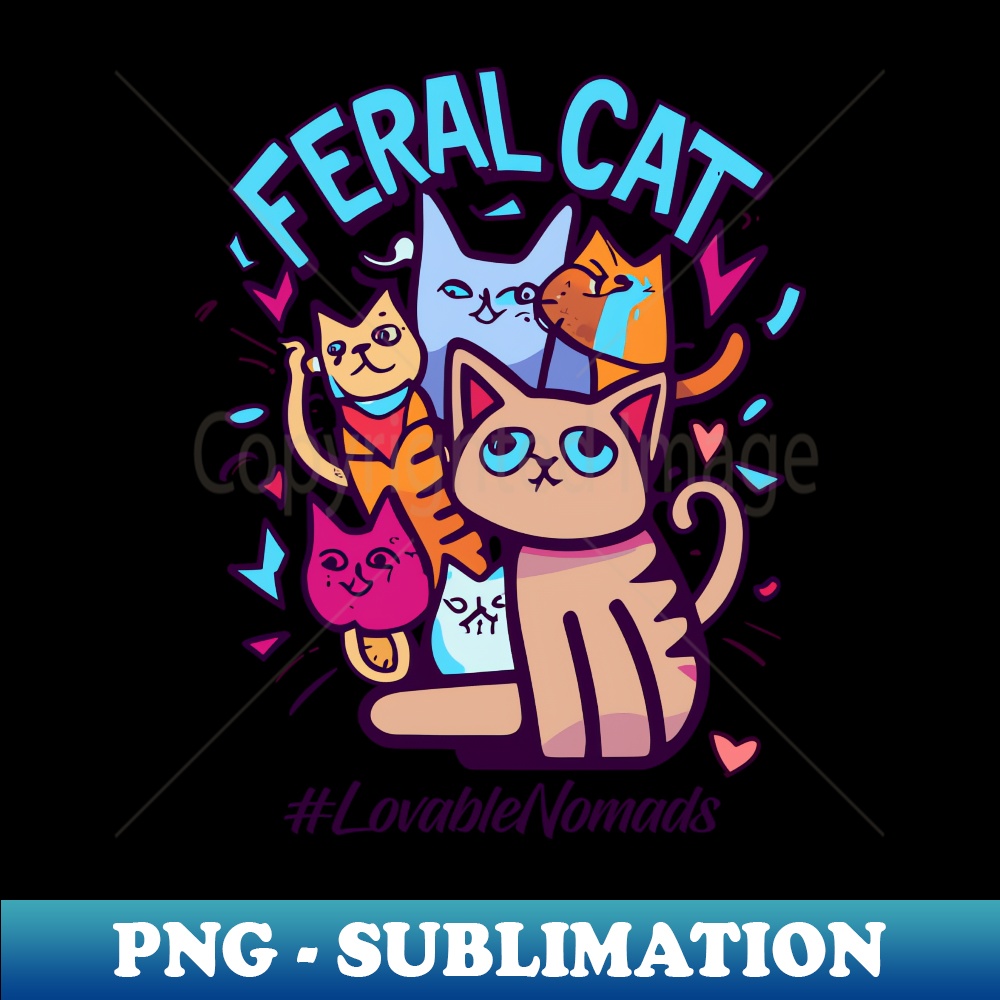 National Feral Cat Day October 16 - Instant Sublimation Dig | Inspire ...