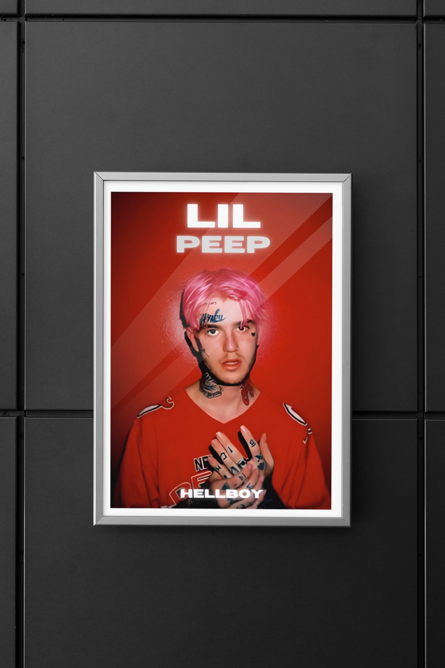 Lil Peep Lil Peep Poster Lil Peep Album Poster Hellboy A | Inspire Uplift