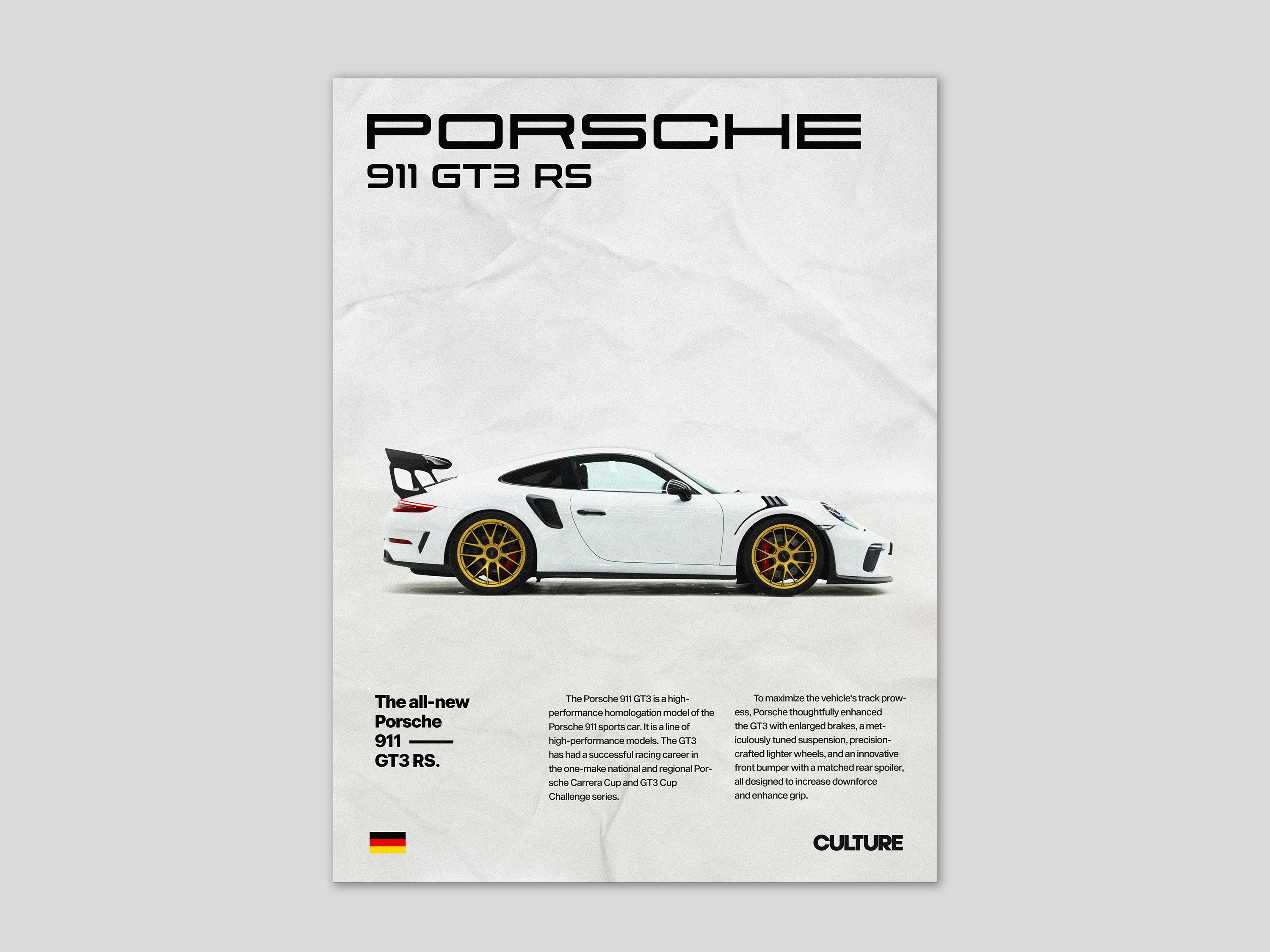 Porsche 911 GT3 RS Poster.jpg | Inspire Uplift