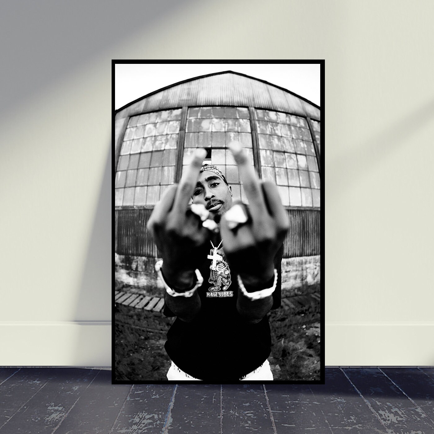 Rapper Tupac Shakur 2Pac Art Canvas Music Canvas Wall Art, R | Inspire ...