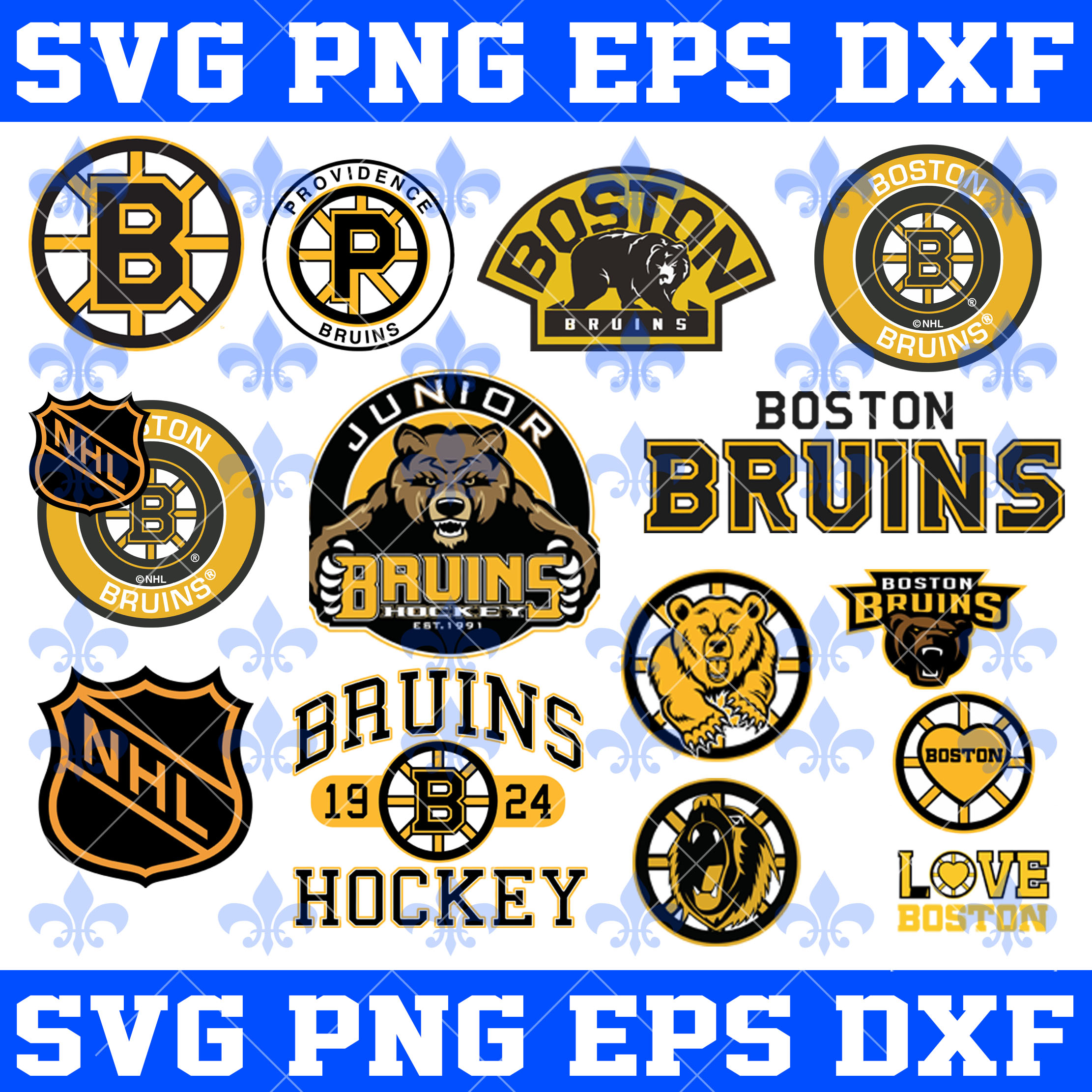 Boston Bruins NHL Svg, Boston Bruins Bundle Svg, Bundle NHL | Inspire ...