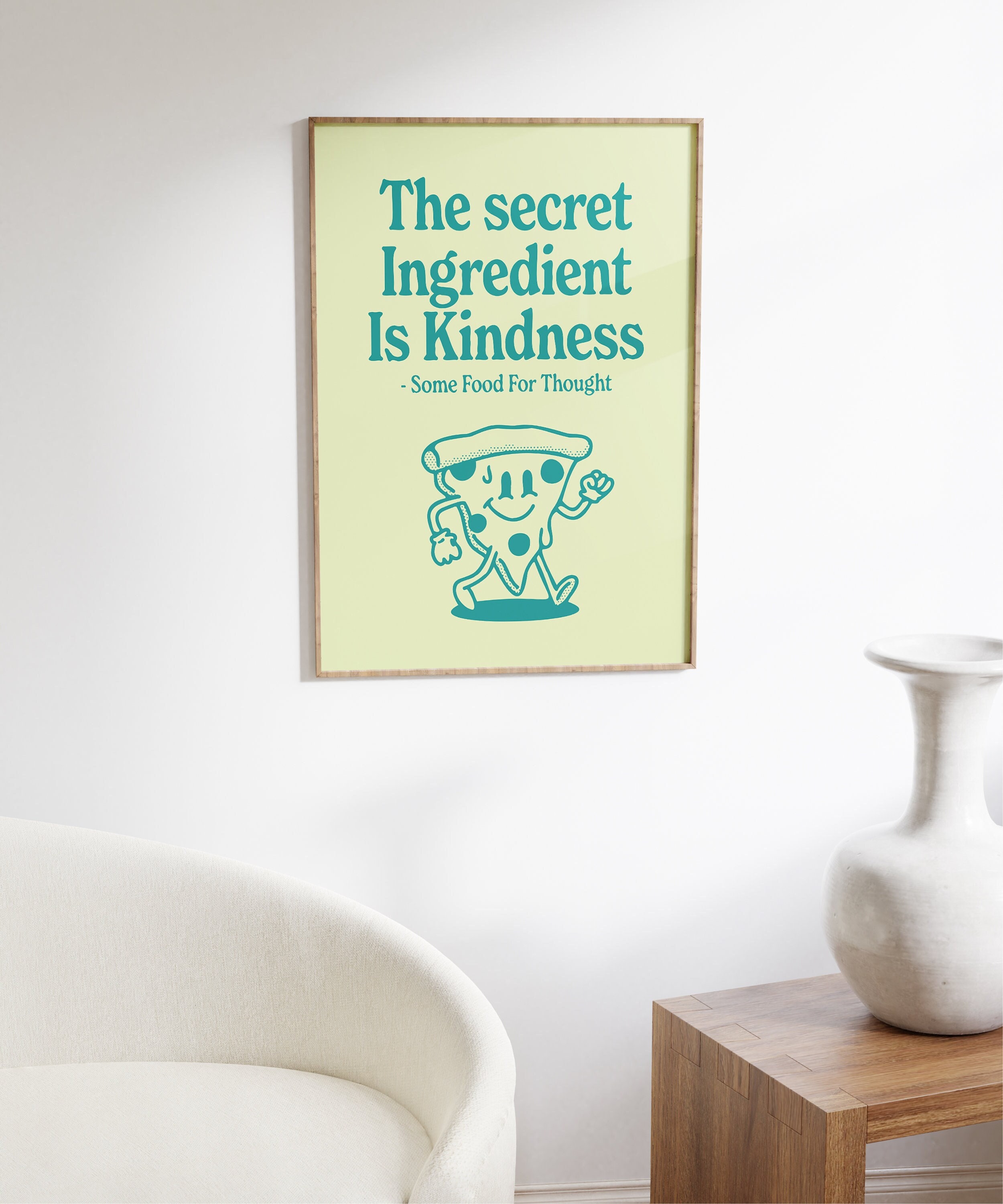 Kindness quote, Retro Character Wall Art, Downloadable Art, - Inspire ...