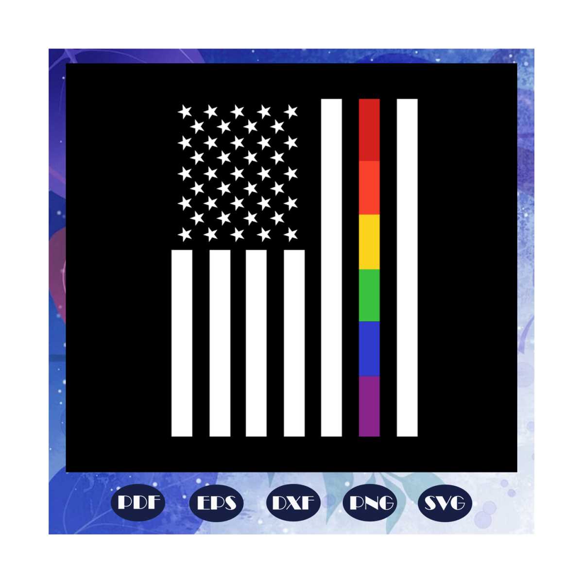 LGBT pride flag, rainbow svg, gay pride svg, lgbt svg, lesbi | Inspire ...