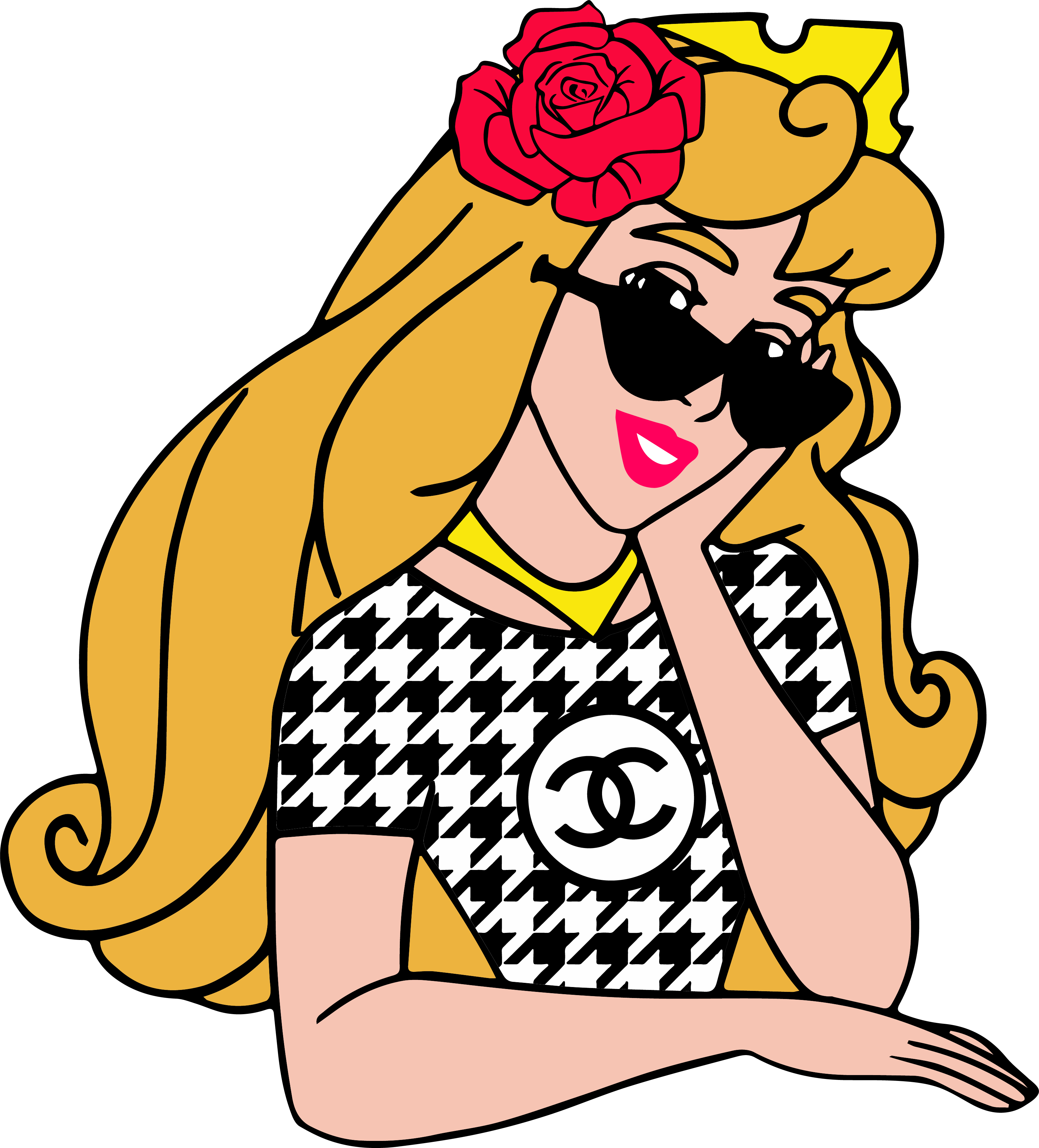 Fashion Princess Svg, Disney Svg, Brand Logo Svg, Luxury Bra - Inspire ...