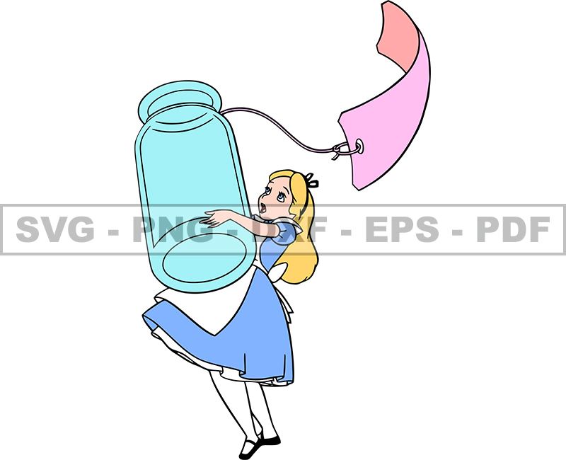 Alice in Wonderland Svg, Alice Svg, Cartoon Customs SVG, EPS | Inspire ...