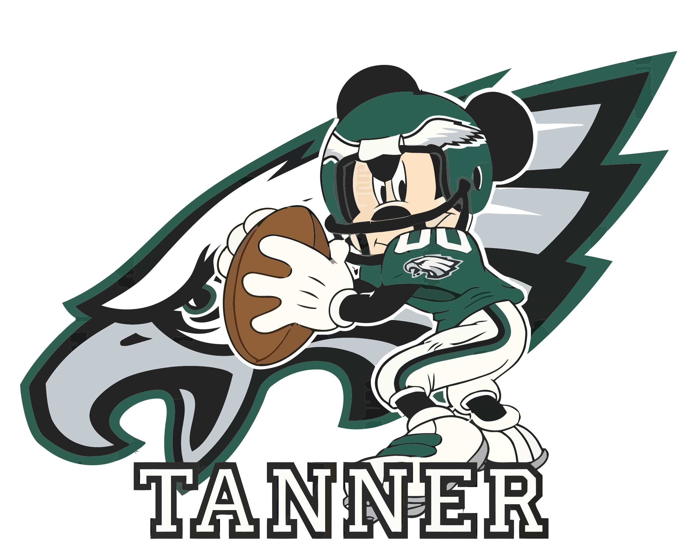 Mickey Philadelphia Eagles Svg, Philadelphia Eagles Png, Spo | Inspire ...