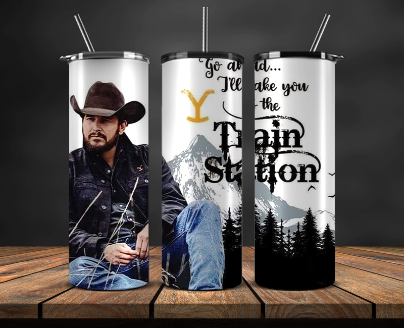 Yellowstone Tumbler Wrap Png,Yellowstone Tumbler Digital Des - Inspire ...