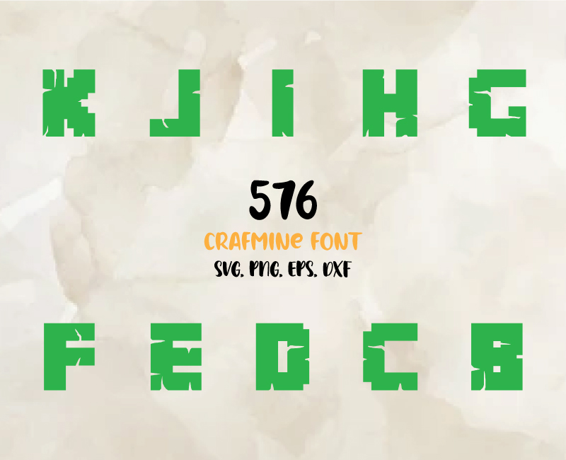 Craft Font Svg Png Pdf Dxf Alphabet, Modern Font, Fonts For | Inspire ...