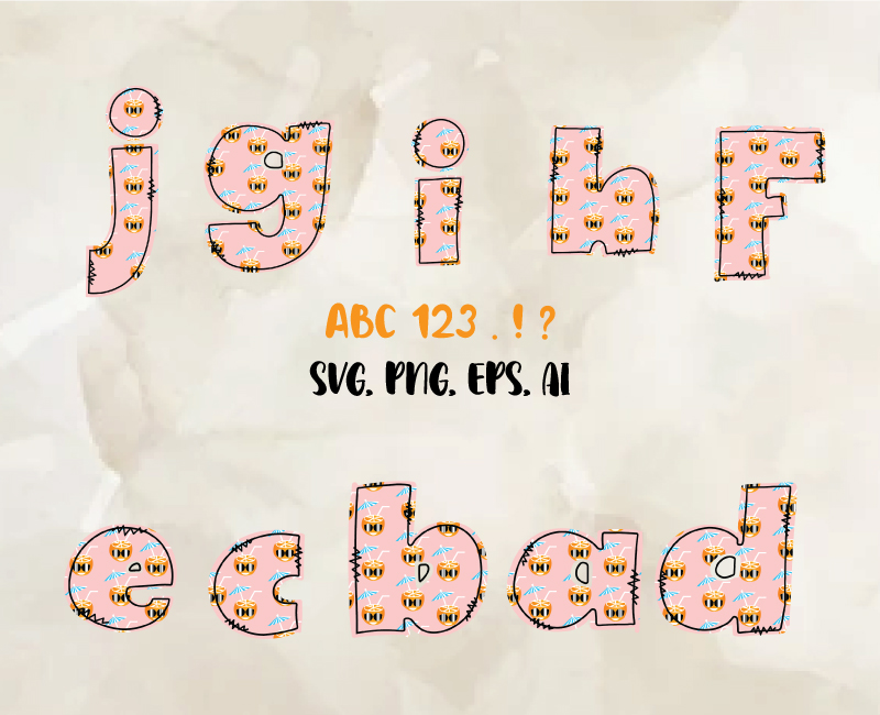 Summer Font Svg, Orange Font, Modern Font, Fonts For Cricut, | Inspire ...