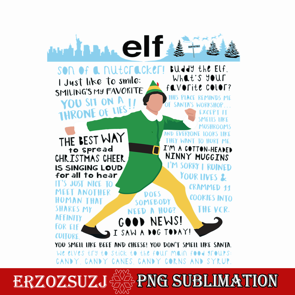 Elf quotes svg | Inspire Uplift
