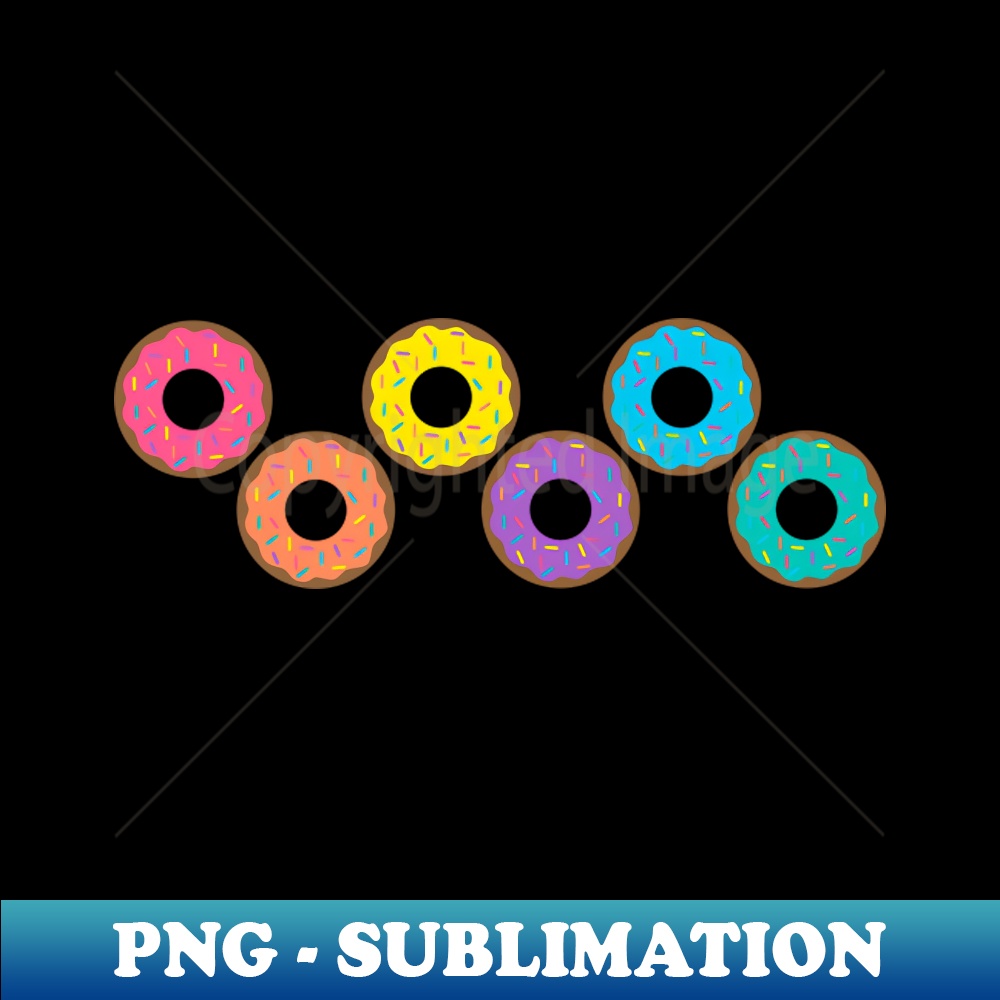 Summer Donut Rings - Sublimation-Ready PNG File - Bold & Eye | Inspire ...