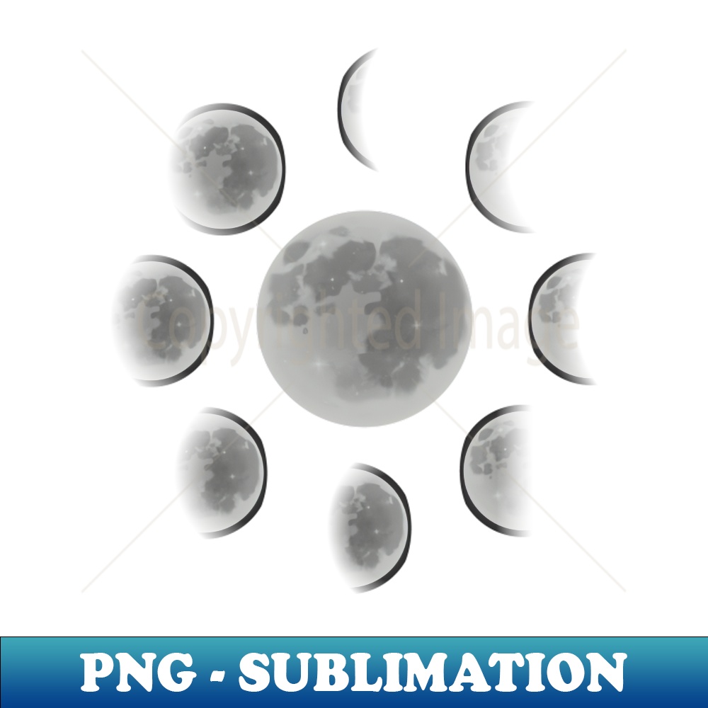 moon phases - High-Resolution PNG Sublimation File - Stunnin | Inspire ...
