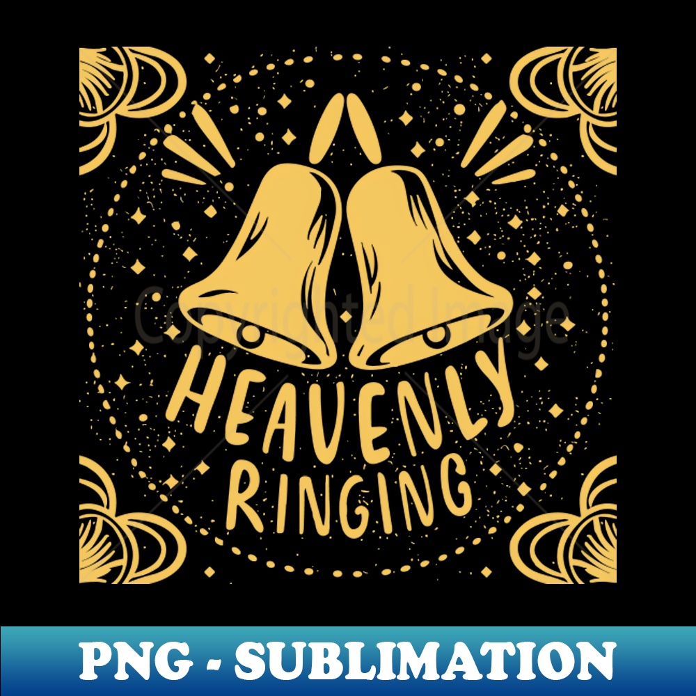 Heavenly Ringing For Handbell Ringers Choir Blue Background | Inspire ...