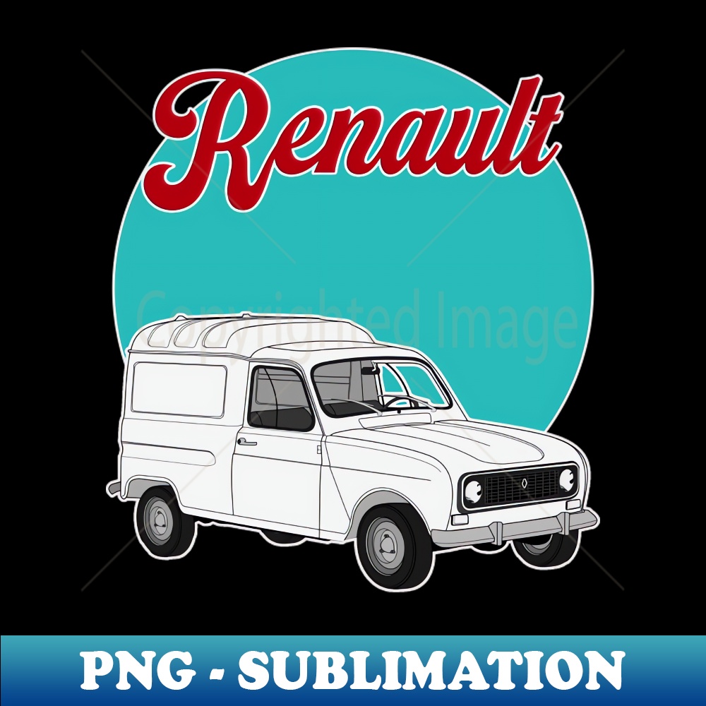 retro Renault r4 clio dodge - Signature Sublimation PNG File | Inspire ...