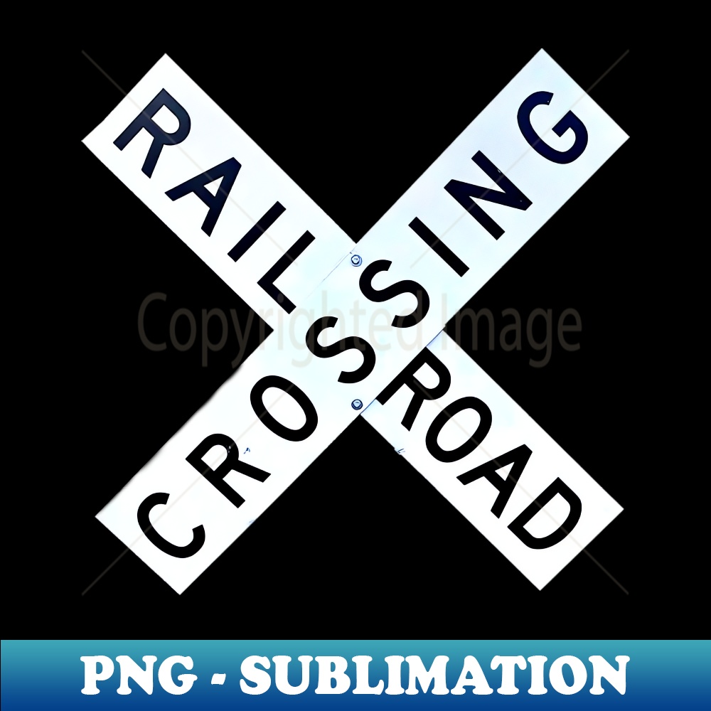 Railroad Crossing Sign Cross Buck Sign Train Crossing Sign - | Inspire ...