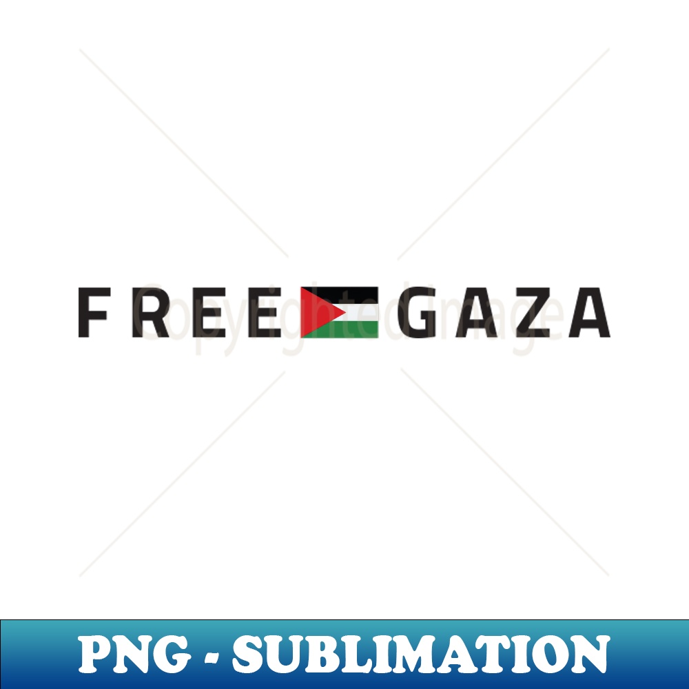 Free Gaza - Free Palestine - Signature Sublimation PNG File - Inspire ...
