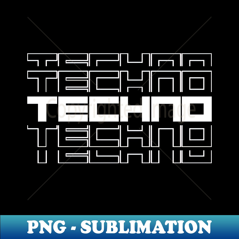 Techno Logo - PNG Transparent Digital Download File for Subl | Inspire ...