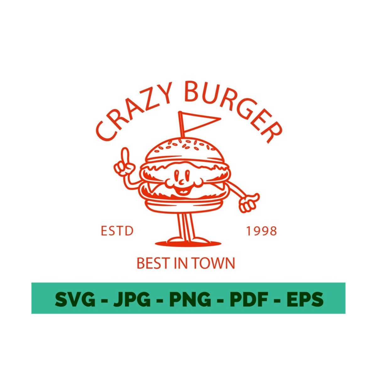 burger svg - Inspire Uplift