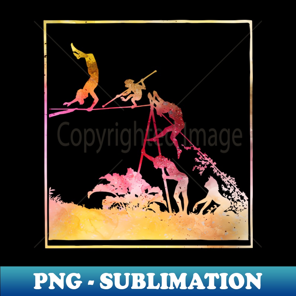 Tightrope Shadow in Sunset - Modern Sublimation PNG File - B - Inspire ...