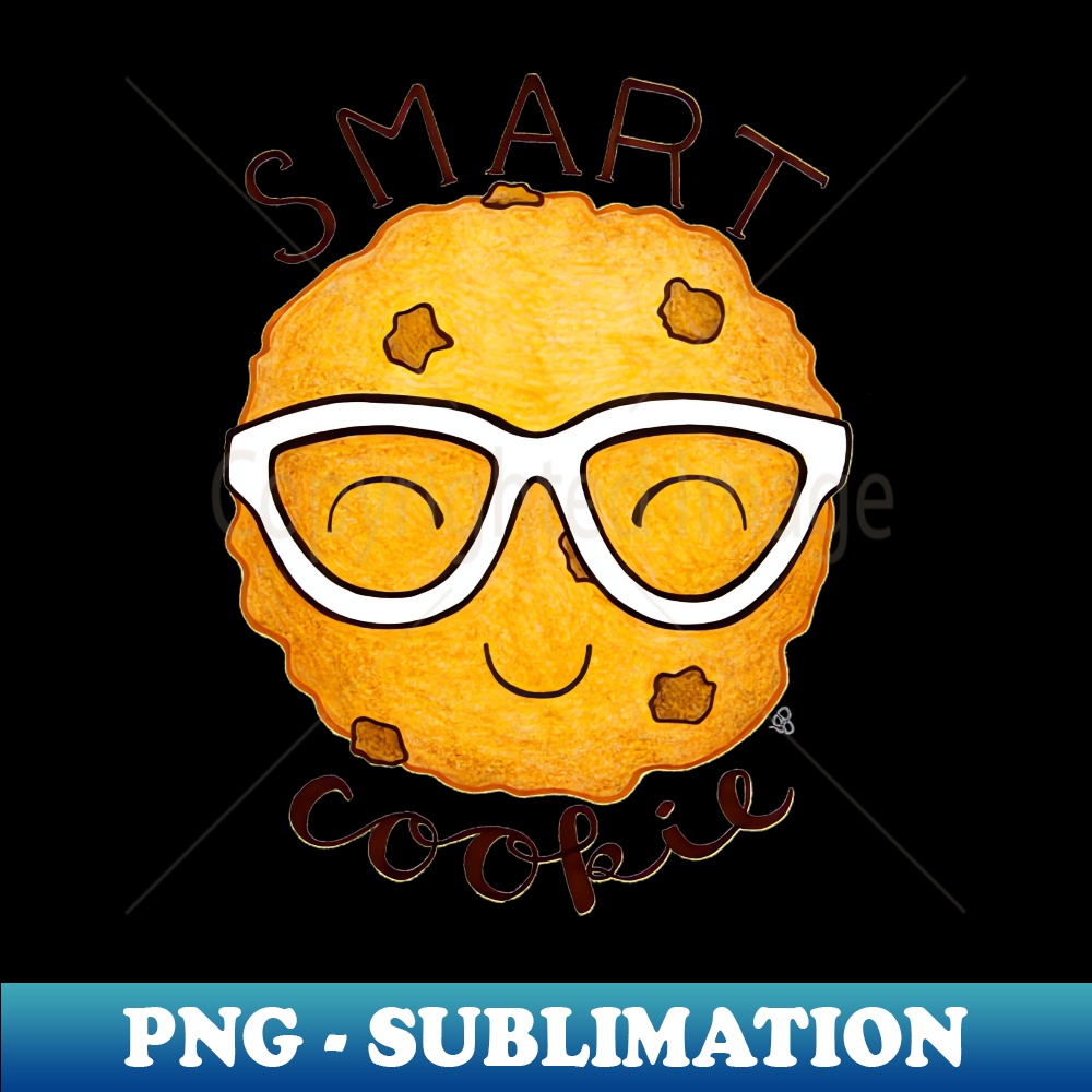 Smart Cookie - A Clever Chocolate Chip Cookie Wearing Glasse - Inspire ...