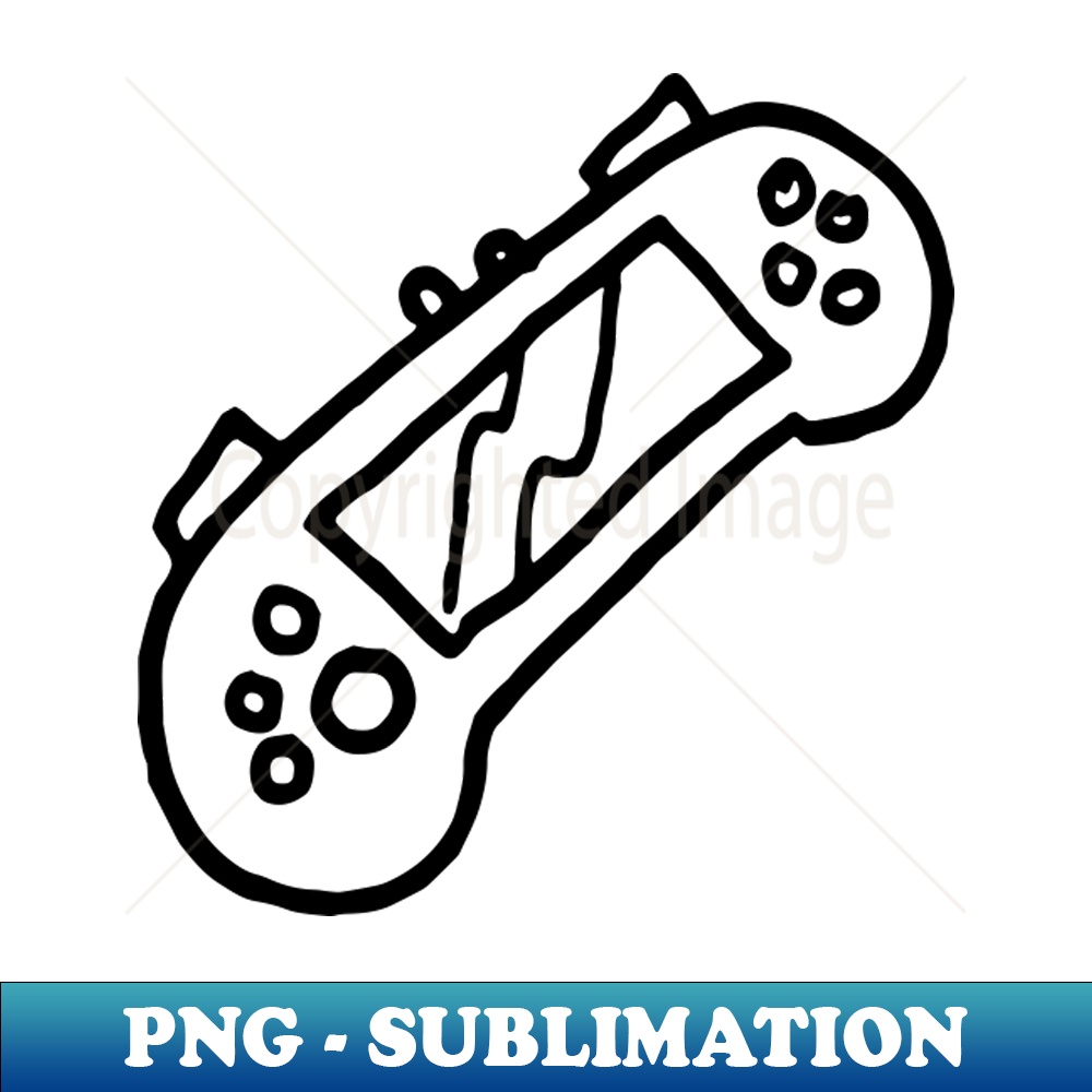 Handheld Game Line Art - Instant PNG Sublimation Download - | Inspire ...