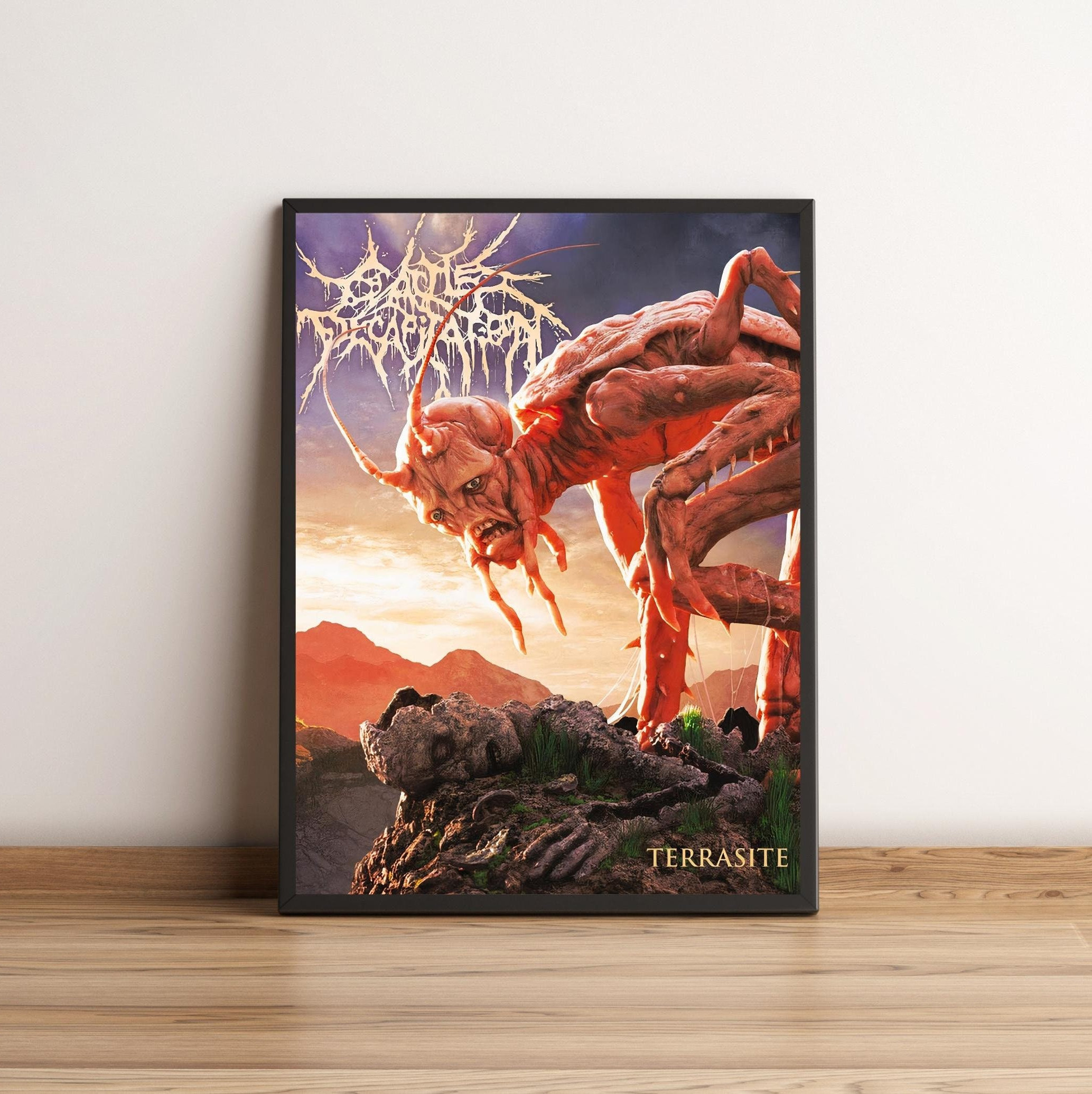 Cattle Decapitation Terrasite Album Cover Poster, Metal Band | Inspire ...