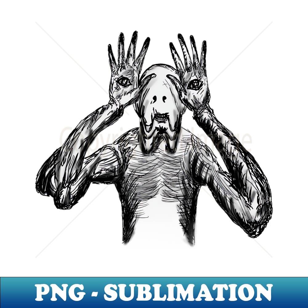 The Pale Man - Sublimation-Ready PNG File - Bring Your Desig | Inspire ...