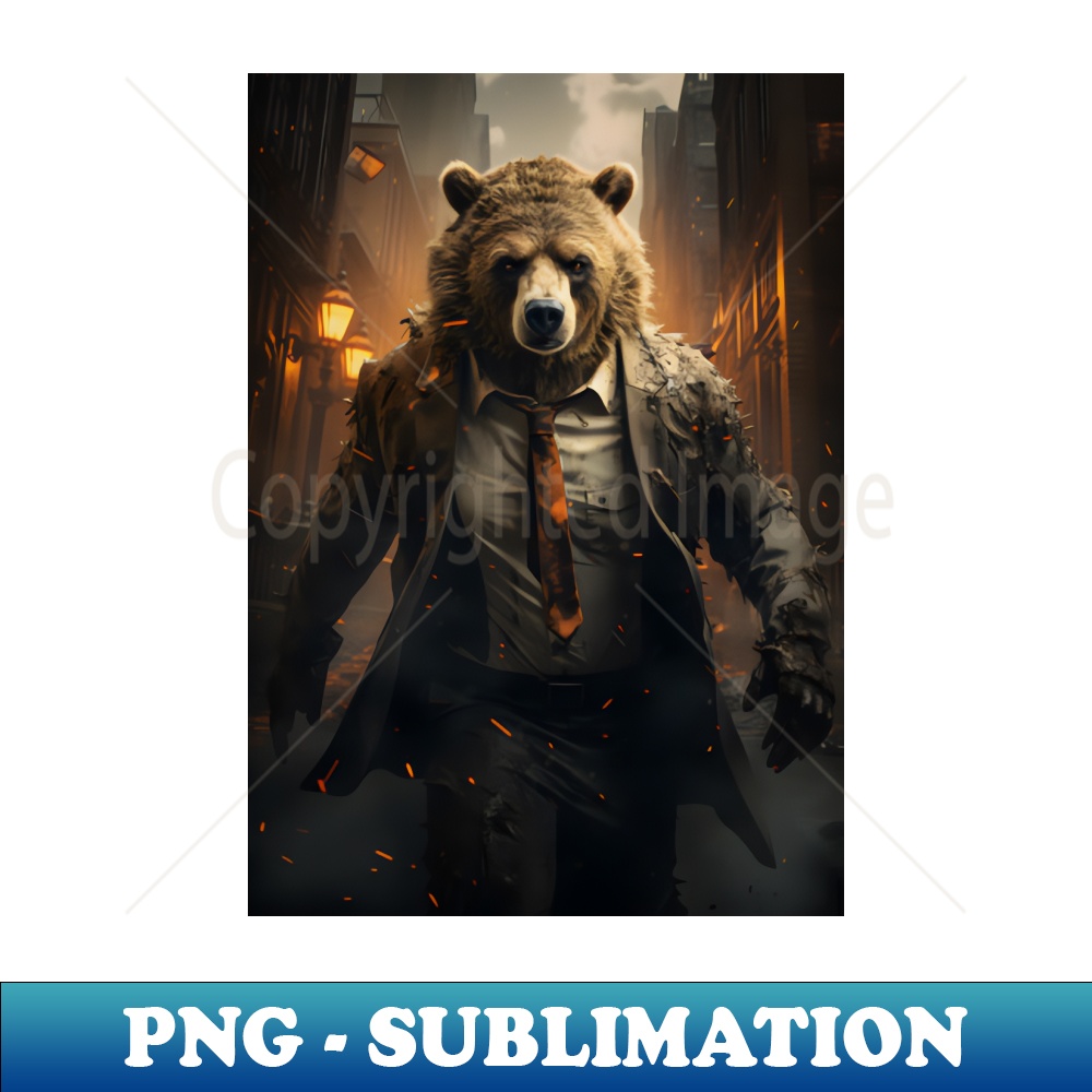 Bear in a Suit - Aesthetic Sublimation Digital File - Boost - Inspire ...