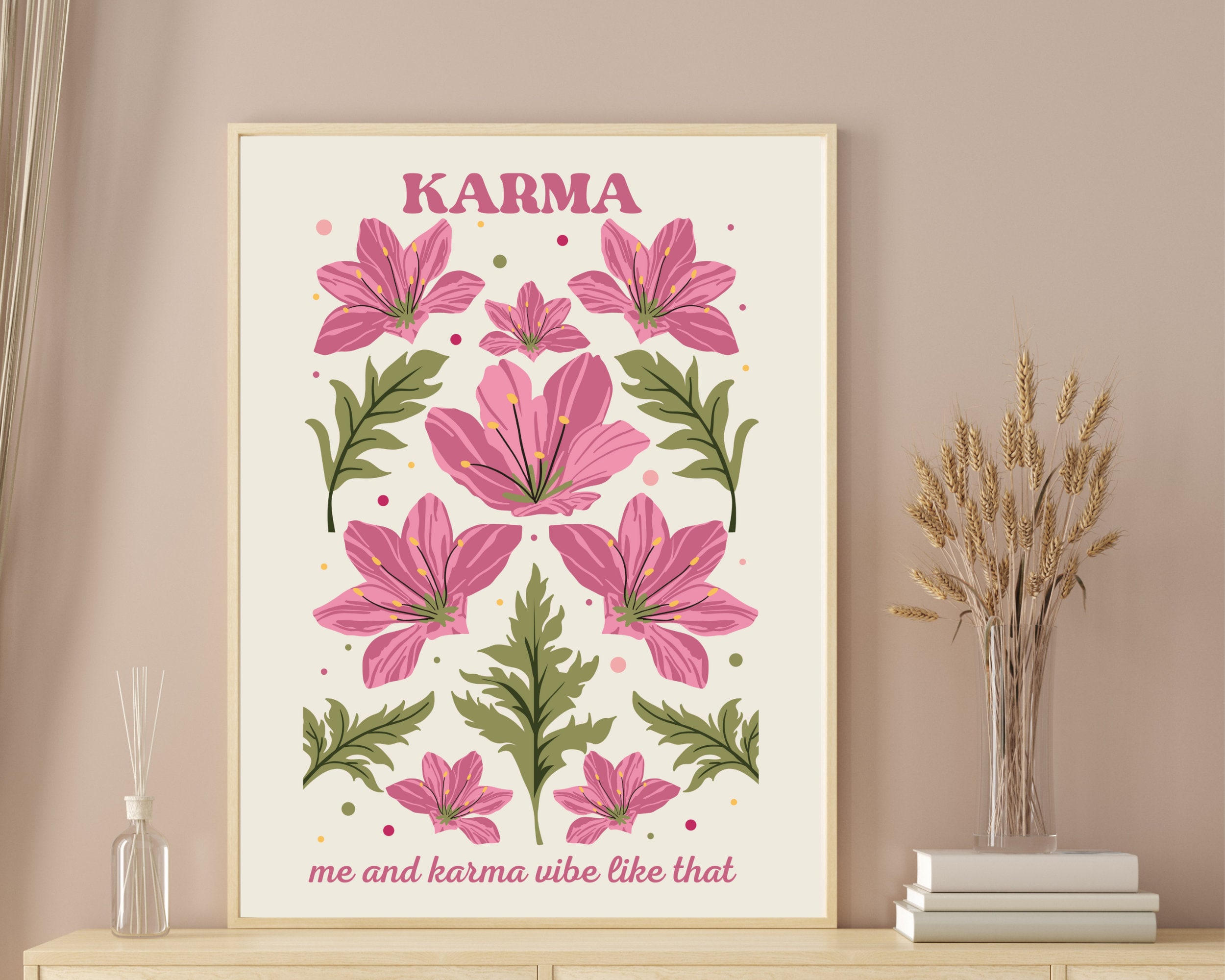Karma Poster, Me And Karma Vibe Like That, TaylorSwift Poste | Inspire ...