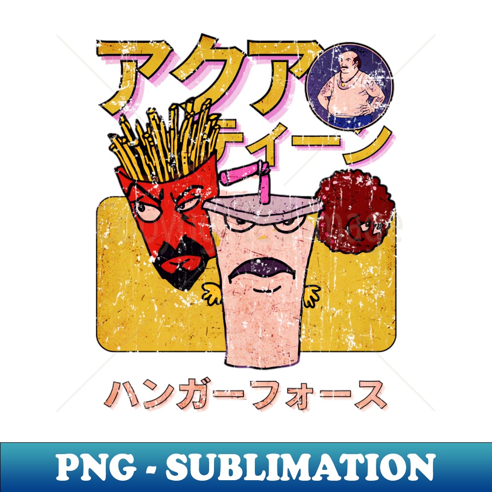 Aqua Teen Hunger Force Japan Vintage Look Fan Art Design - | Inspire Uplift