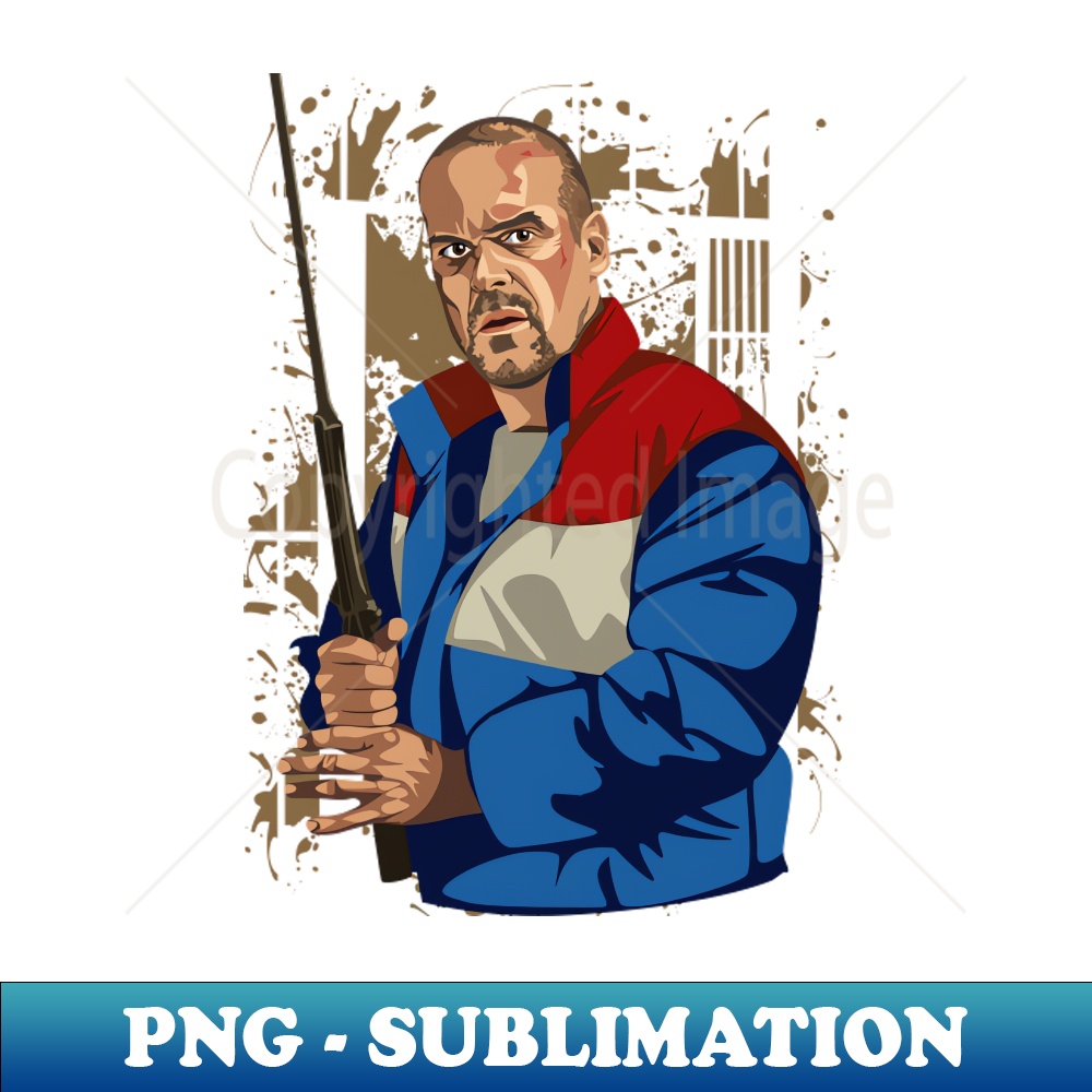 HOPPER Stranger Things - Premium PNG Sublimation File - Boos | Inspire ...