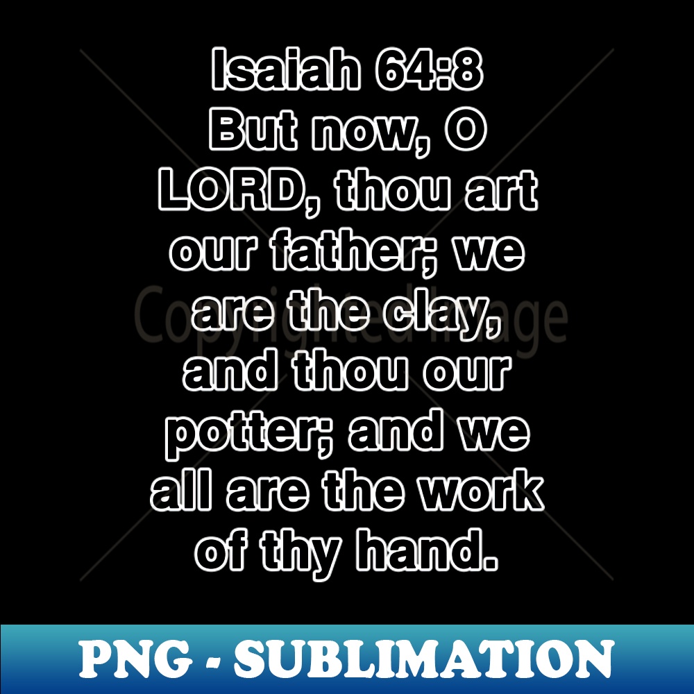 Isaiah 648 King James Version KJV Bible Verse Typography - | Inspire Uplift