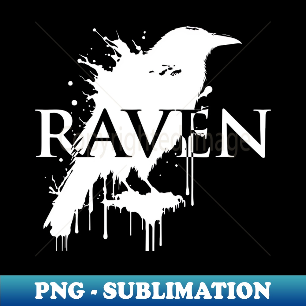 Black Raven - Aesthetic Sublimation Digital File - Enhance Y - Inspire ...