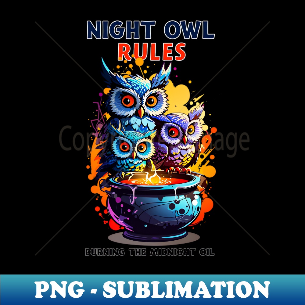 Spellbinding Scene Three Owls Enforce the Night Owl Rule Bur | Inspire ...