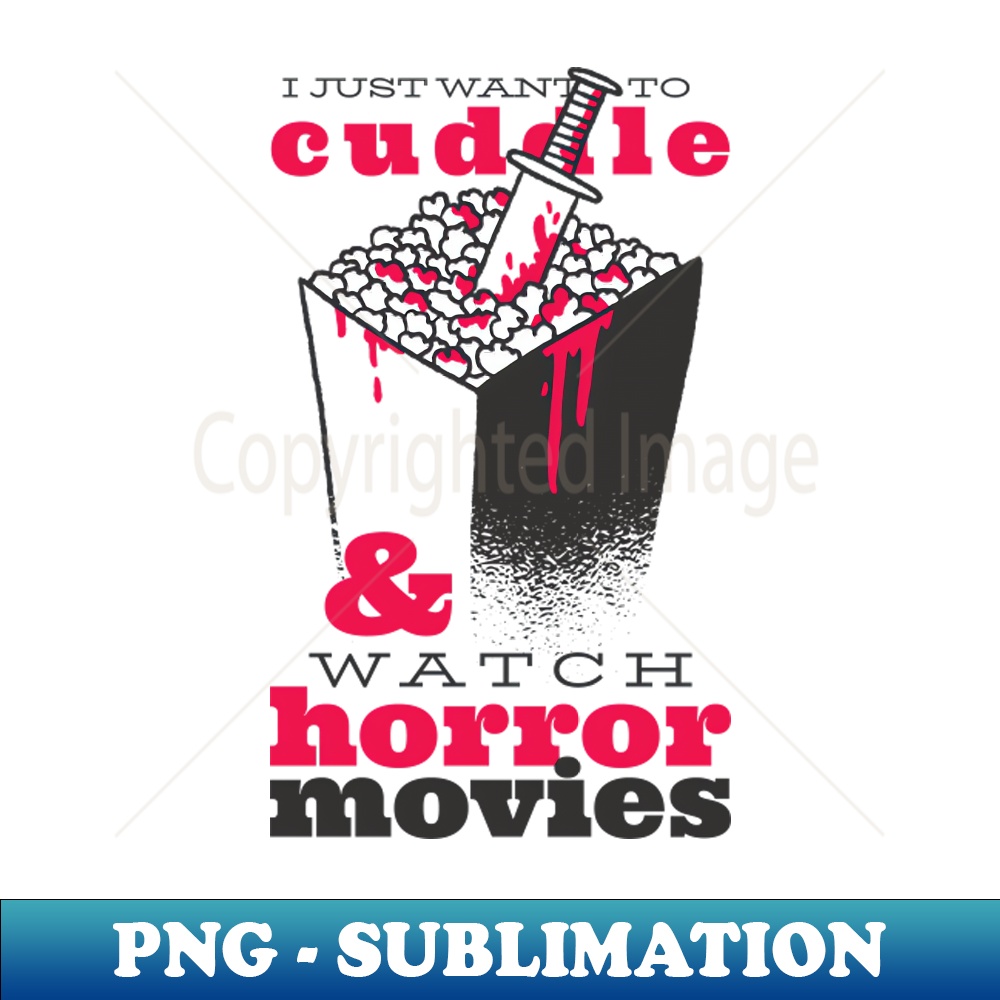 Cuddle and Watch Horror Movies - High-Resolution PNG Sublima | Inspire ...