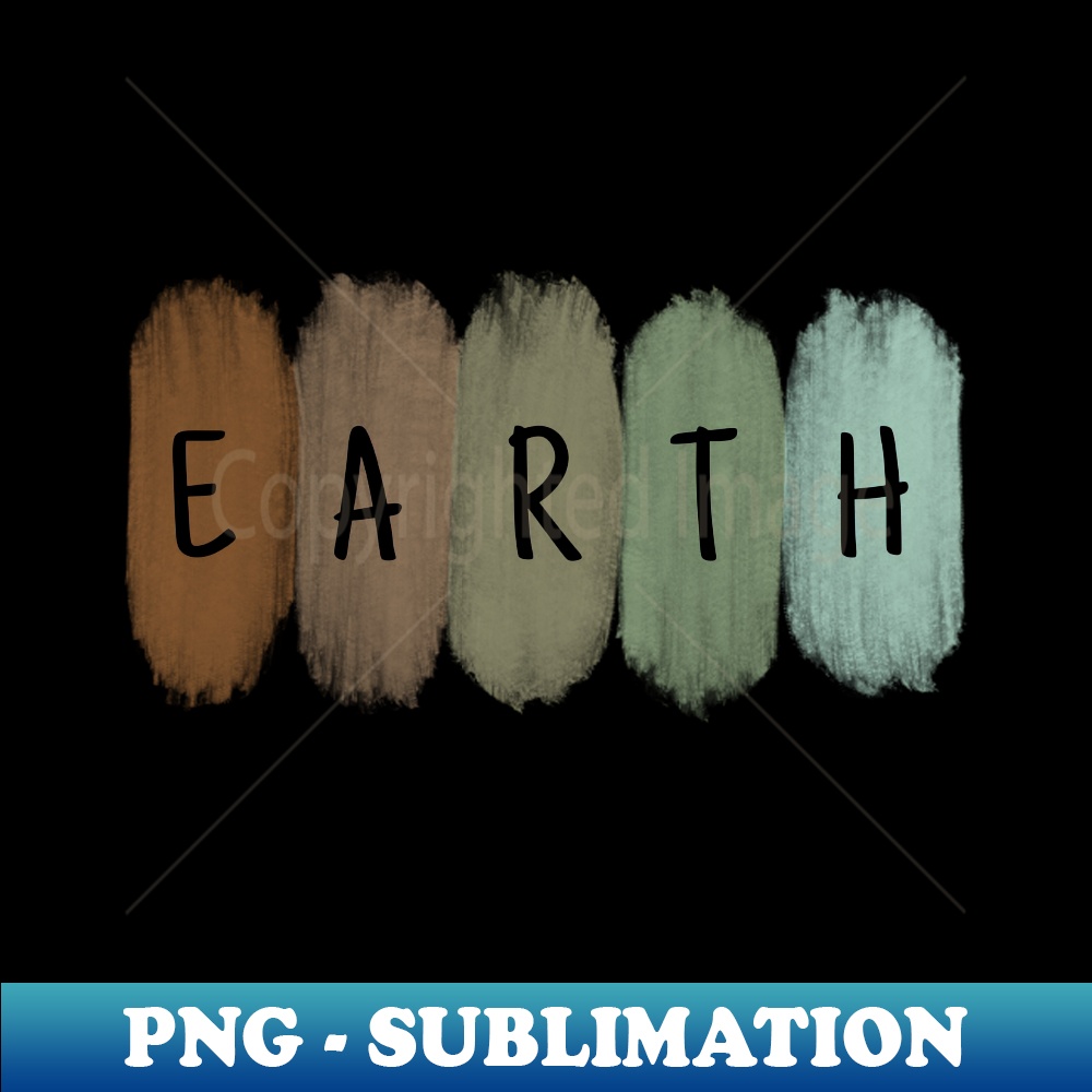 Eco Colours Horizontal - Retro PNG Sublimation Digital Downl - Inspire Uplift