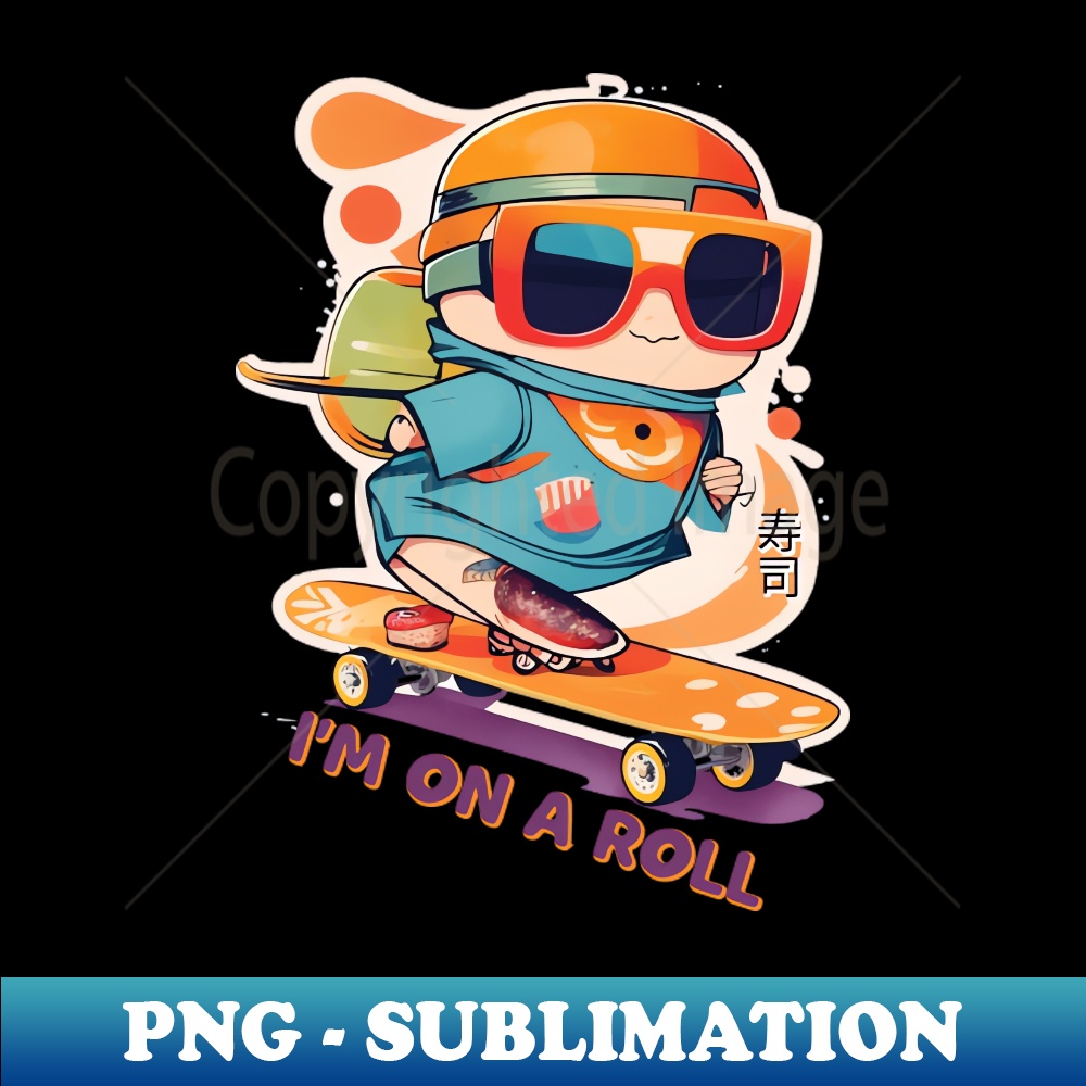 Sushi - Im on a Roll - Modern Sublimation PNG File - Spice U | Inspire ...