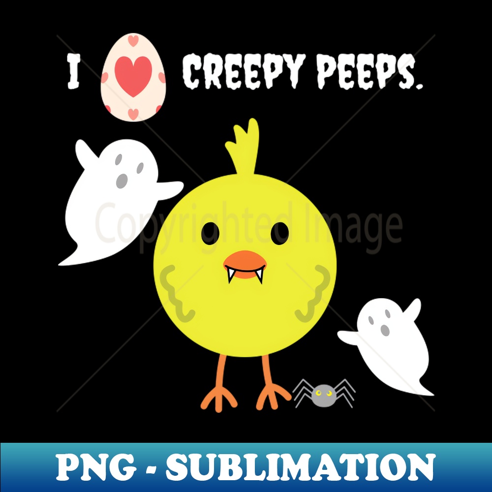 I Love Creepy Peeps - High-Resolution PNG Sublimation File - | Inspire ...