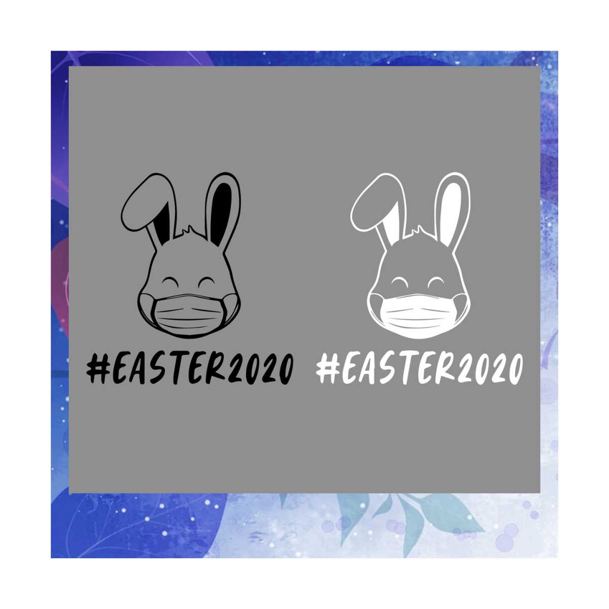 Bunny Easter 2020 Quarantine Svg, Bunny Easter Svg, Quaratin | Inspire ...