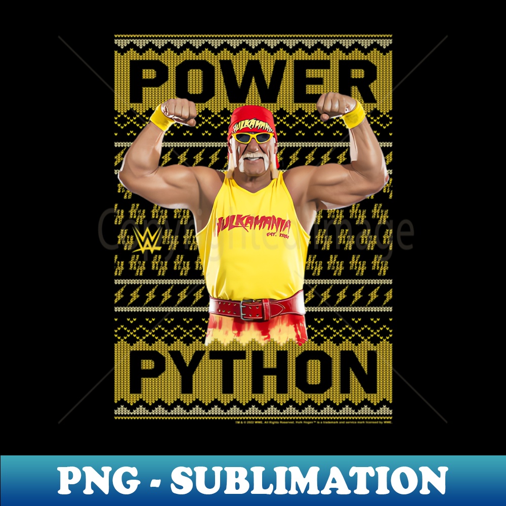 Hulk Hogan Python Christmas Power - Professional Sublimation | Inspire ...