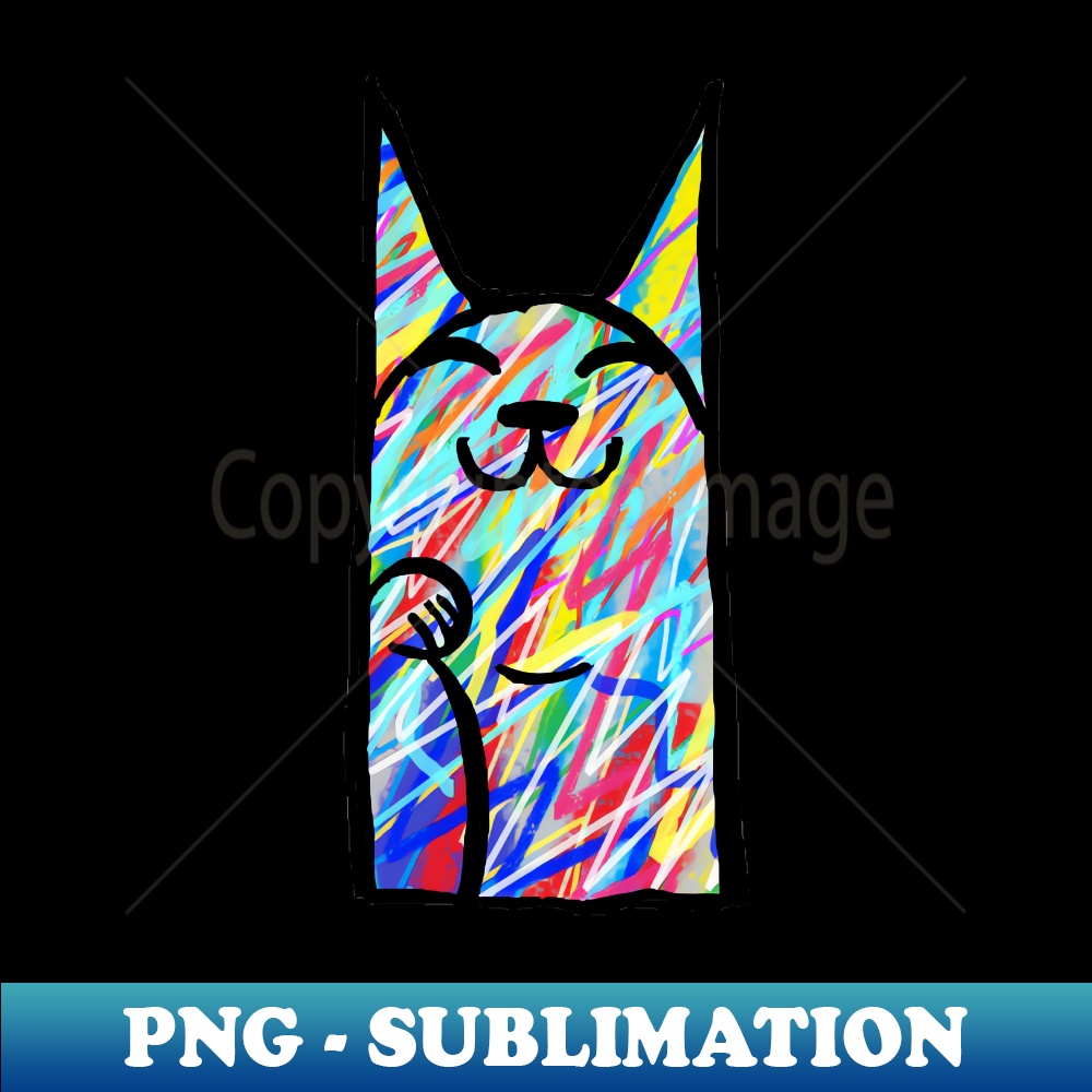 cat scribble 1 - PNG Transparent Digital Download File for S | Inspire ...