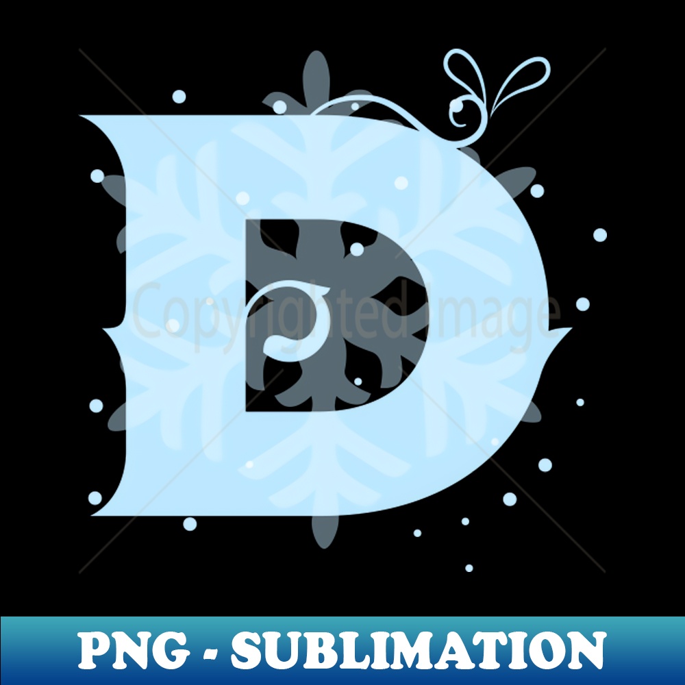Winter Letter D - Elegant Sublimation PNG Download - Fashion | Inspire ...