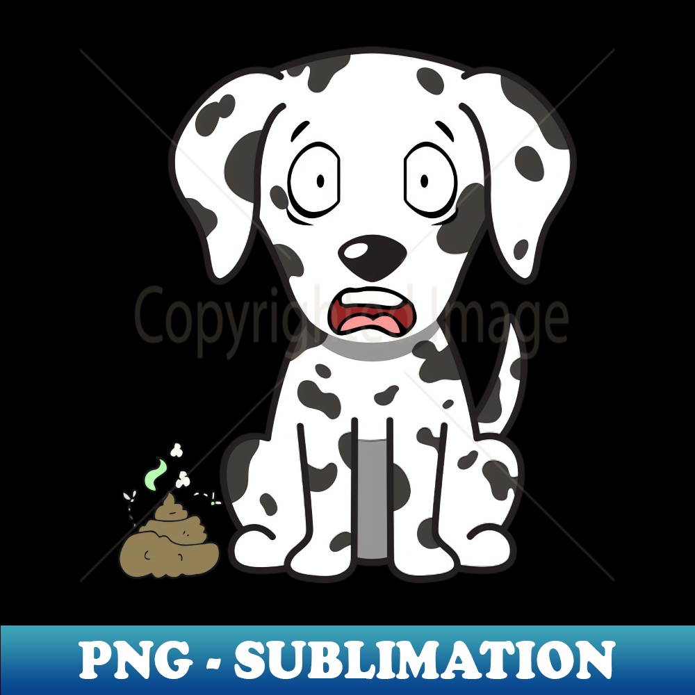 Funny dalmatian smells poo poo - PNG Transparent Sublimation | Inspire Uplift