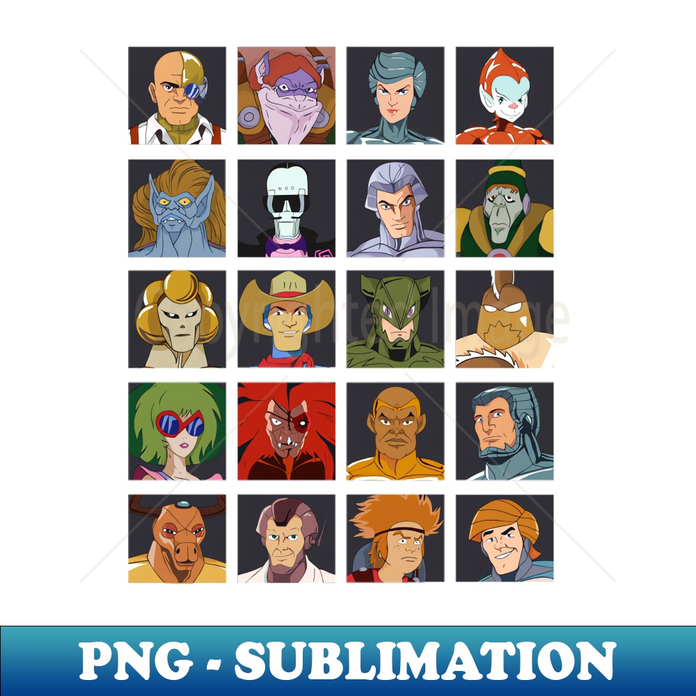 SilverHawks Characters Quicksilver Steelheart Steelwill MonS | Inspire ...