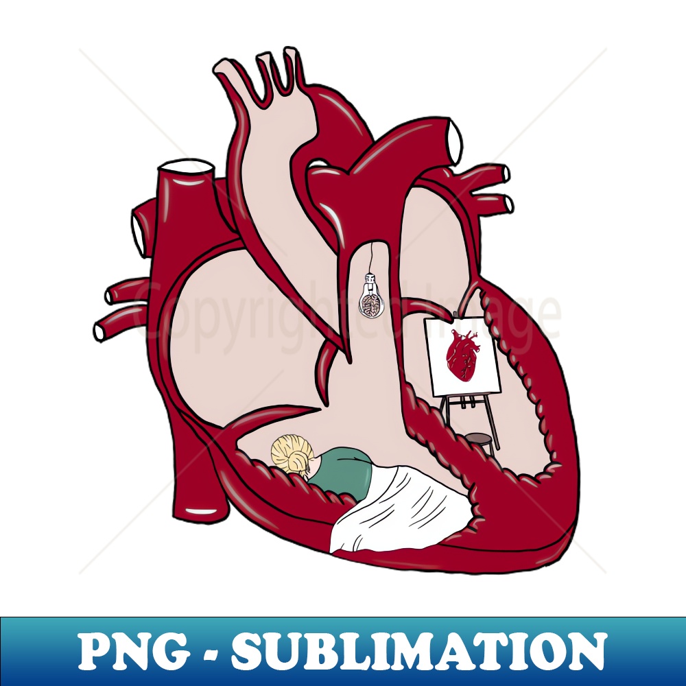 Heart anatomy - Unique Sublimation PNG Download - Spice Up Y - Inspire ...